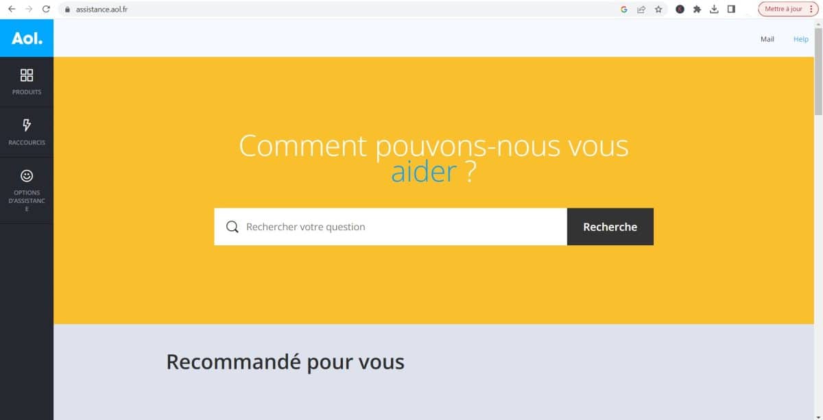 AOL mail se connecter à ma boite mail