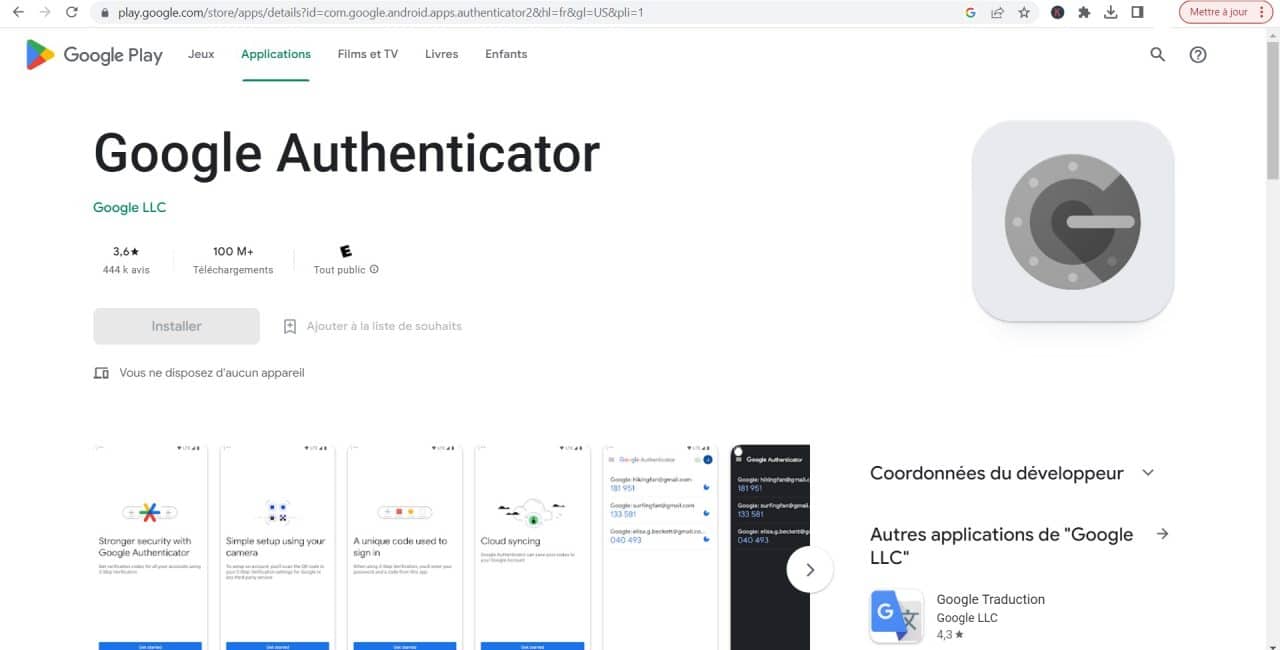 Comment utiliser Google Authenticator ? Journal du Freenaute