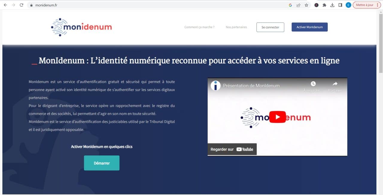 Monidenum : Comment utiliser MonIdenum ? Journal du Freenaute