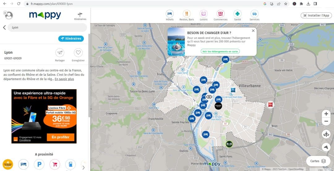 Comment tracer un itinéraire sur Mappy ? Journal du Freenaute