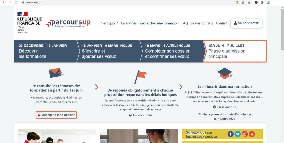 Comment accéder à son dossier sur Parcoursup ? Journal du Freenaute