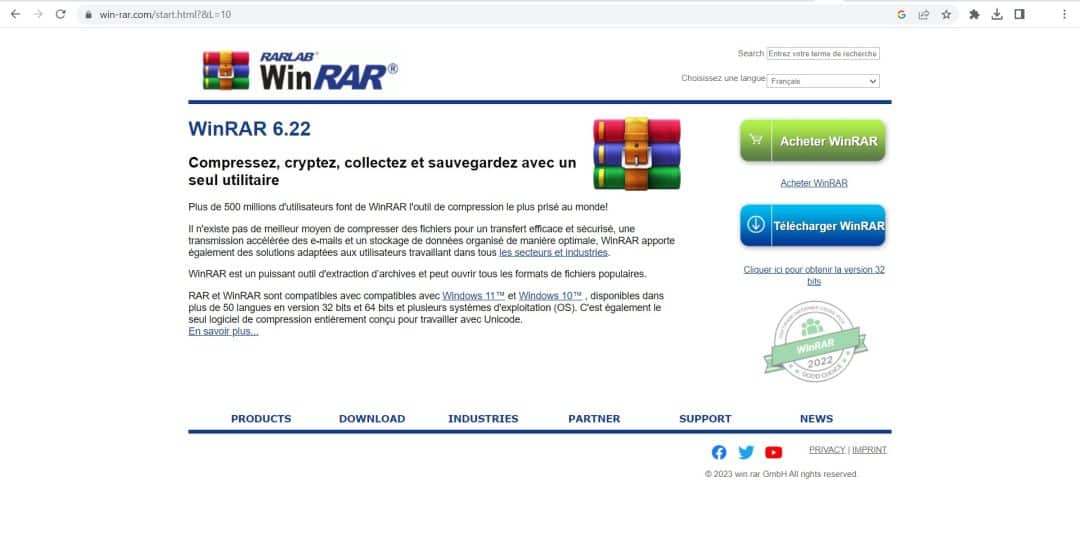 WinRAR : Le logiciel de Compression Incontournable Journal du Freenaute