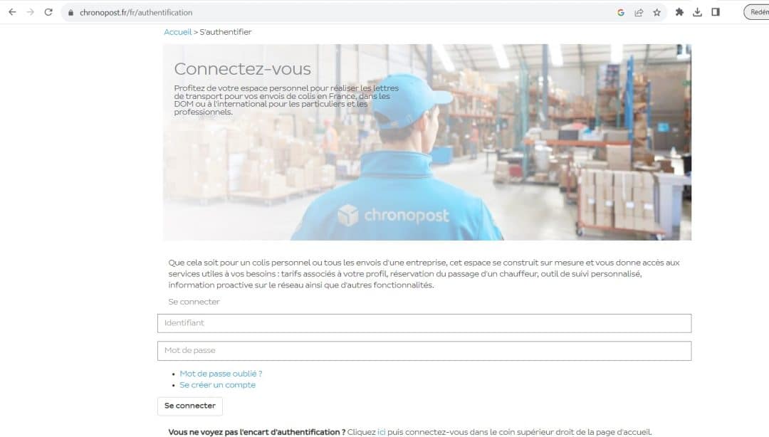 Chronopost se connecter : Votre guide complet pour la livraison de ...