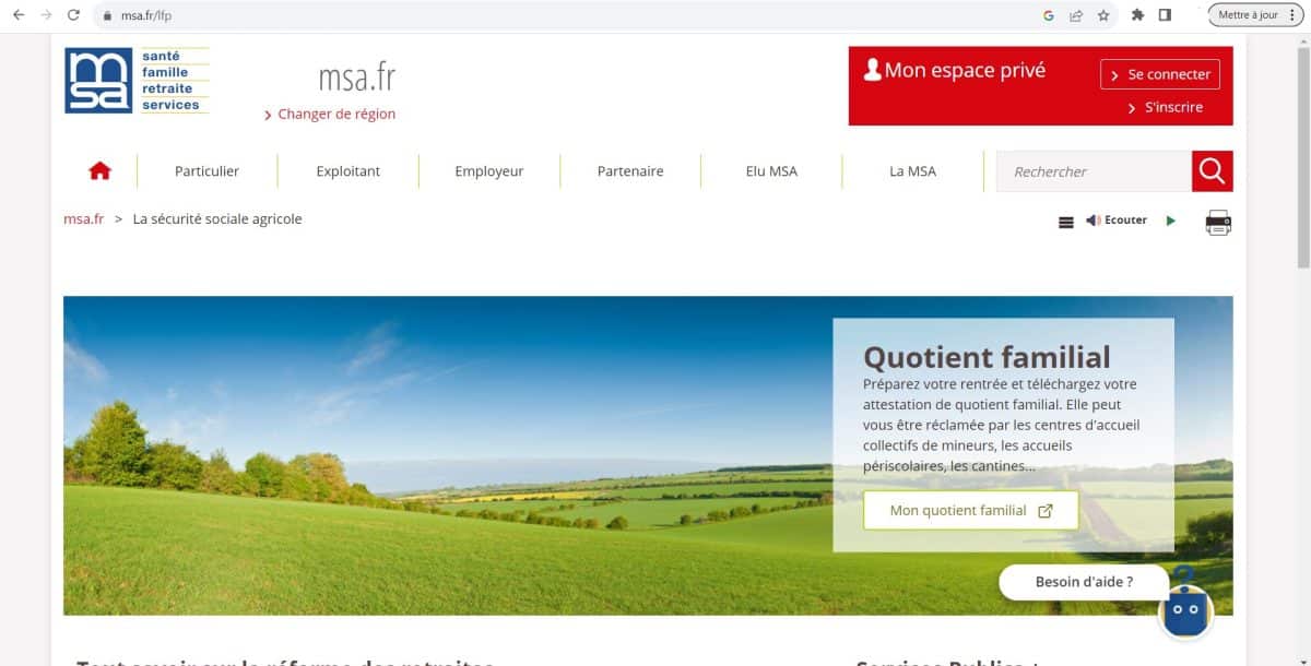 Comment retrouver mon compte MSA ? Journal du Freenaute